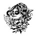Skull Girl Decal, Skull Girl Sticker, Sugar Skull, Female Skull Decal ...