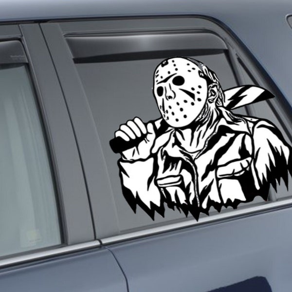 Jason Voorhees Decal - Etsy