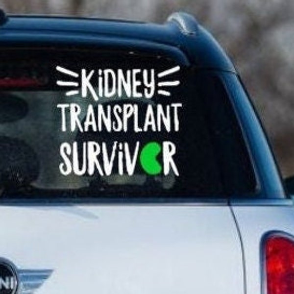 Kidney Donor Decal - Etsy