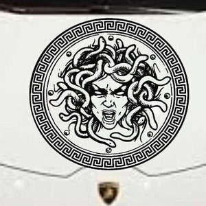 Medusa Decal, Medusa Sticker, Medusa Auto Graphic, Medusa Hood Decal ...