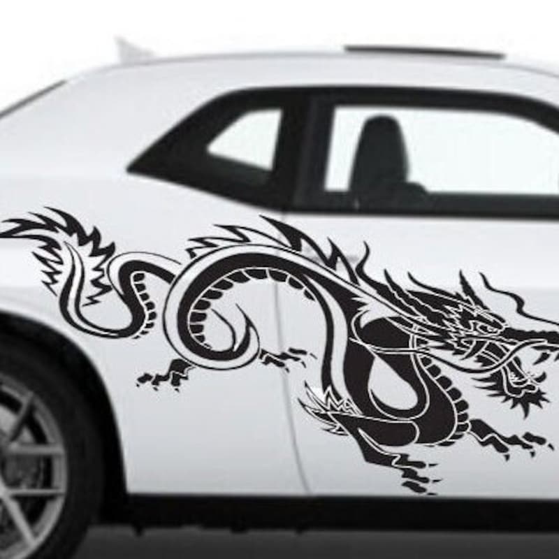 Dragon Vinyl Car Decals - Etsy