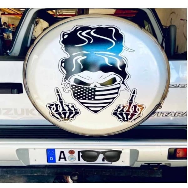 Skull Wall Decal - Etsy