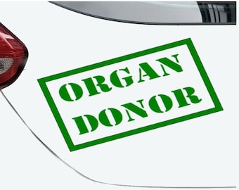 Kidney Donor Awareness Decal - Etsy