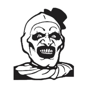 Art the Clown Decal, Art the Clown Auto Graphic, Art the Clown Hood ...