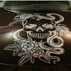 Skull Girl Decal, Skull Girl Sticker, Sugar Skull, Female Skull Decal ...