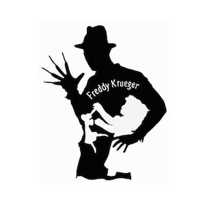 Freddy Krueger Decal, Freddy Krueger Auto Graphic, Freddy Krueger Hood ...