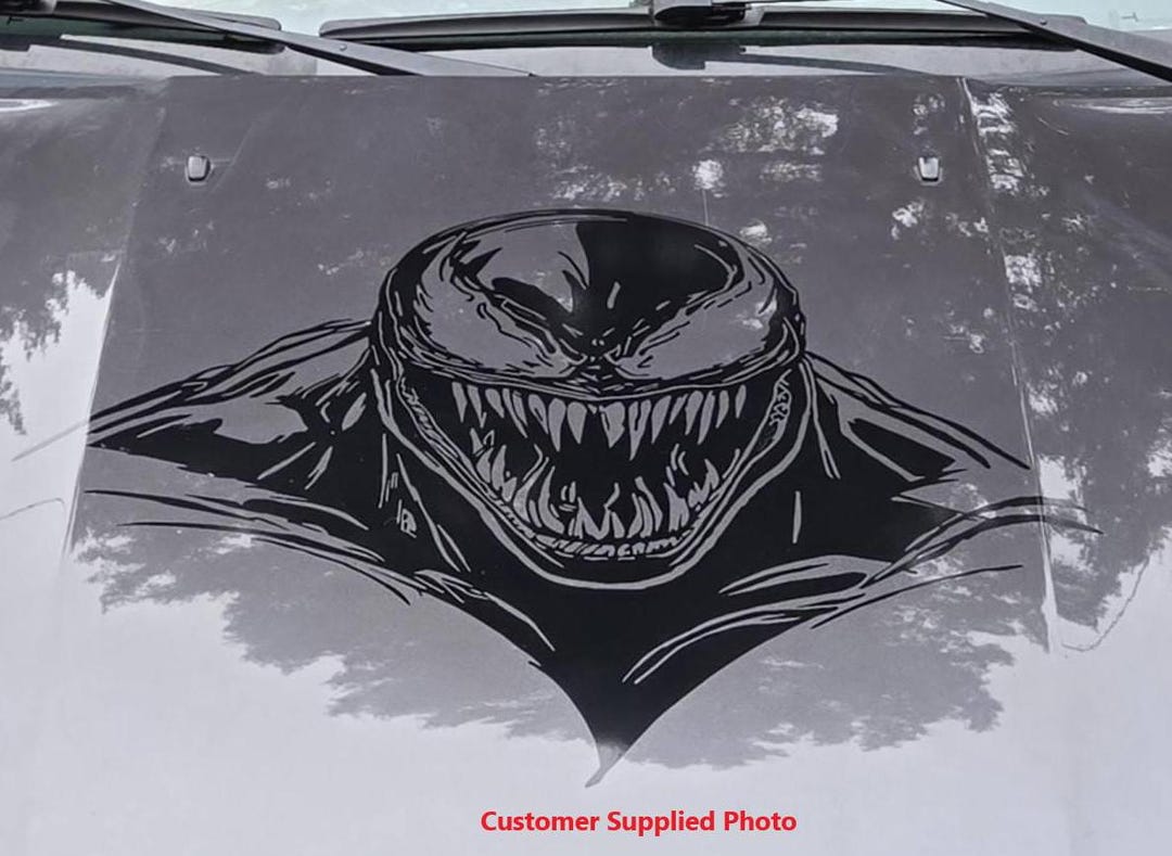 Venom Auto Accent Decal, Venom Car Sticker Venom Car Vinyl, Venom Car ...