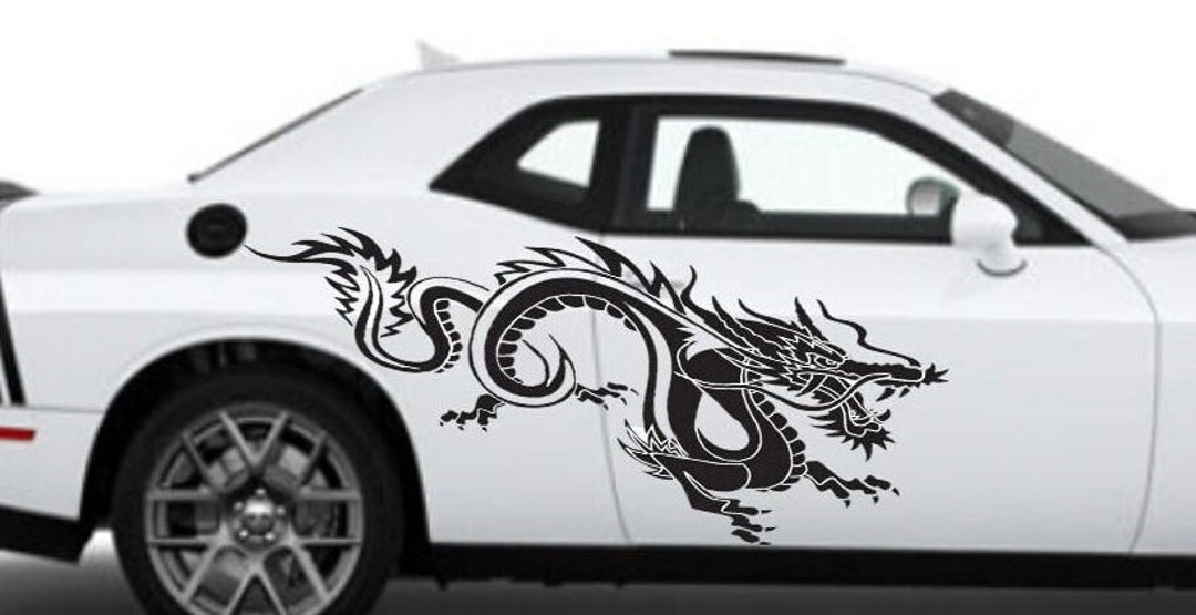 Dragon Large Auto Accent Decal | Dragon Car Decal | Vinyl Car Truck ...