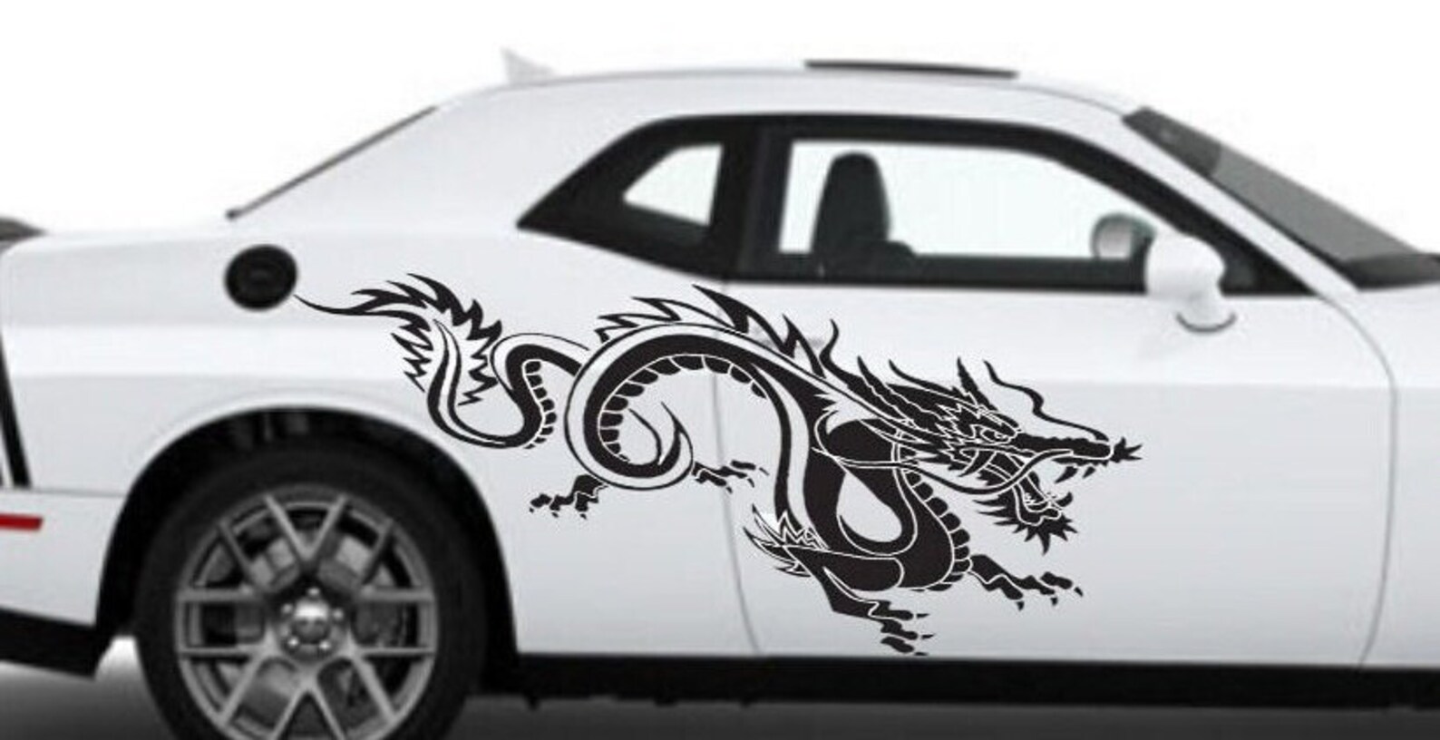 Dragon Auto Accent Decal | Vinyl Serpent Sticker - Etsy