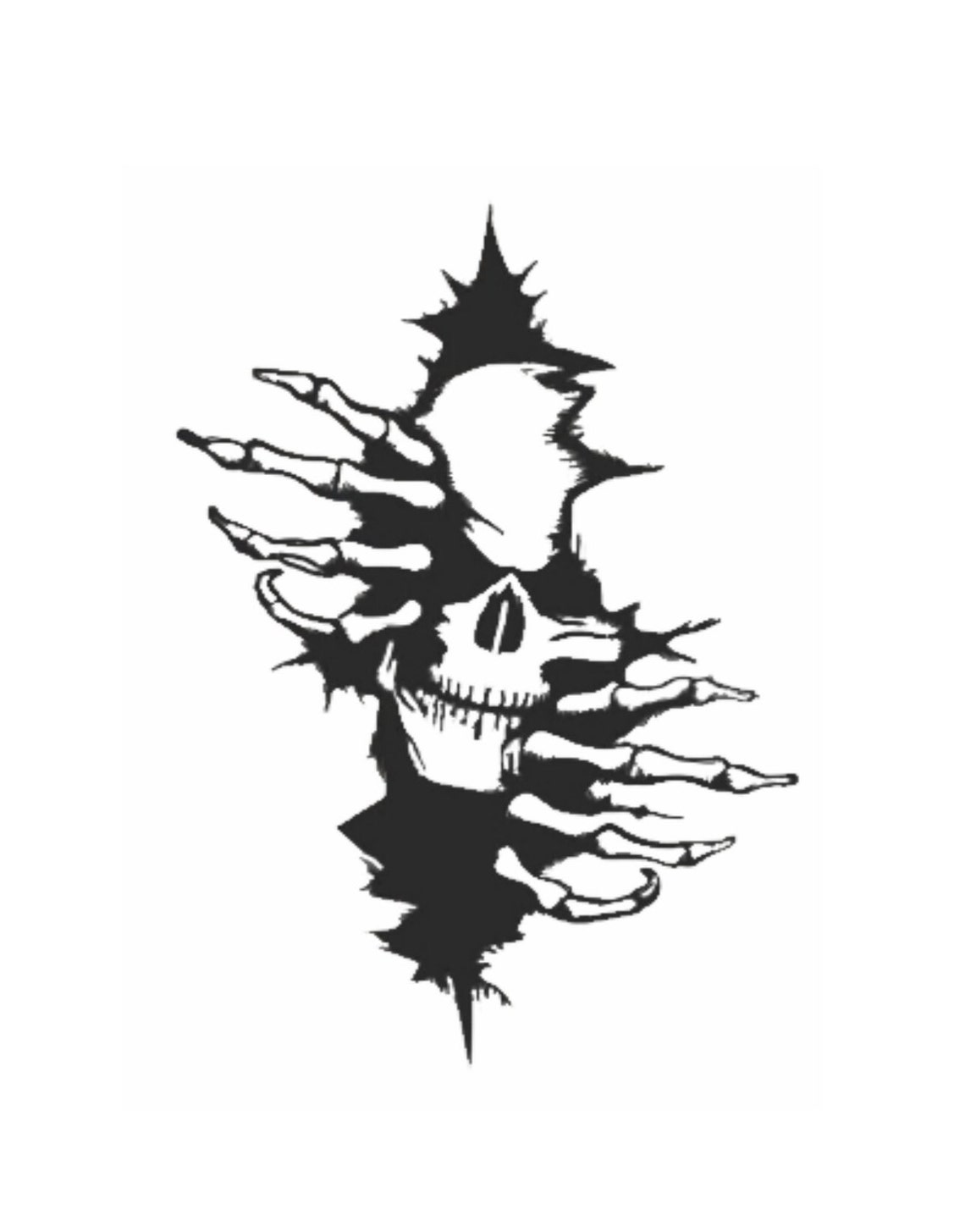 Skull Auto Accent Decal, Skull Car Sticker Skull Car Vinyl - Etsy