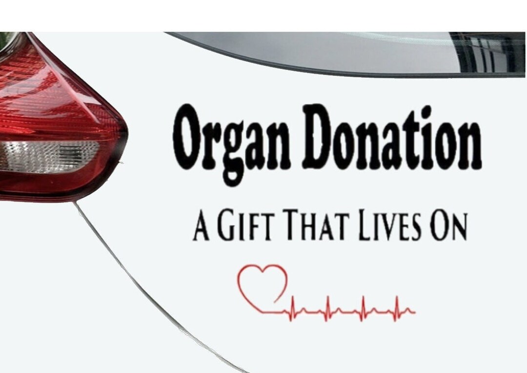 Organ Donation Vinyl Decal, Transplant Recipient, Donate Life - Etsy