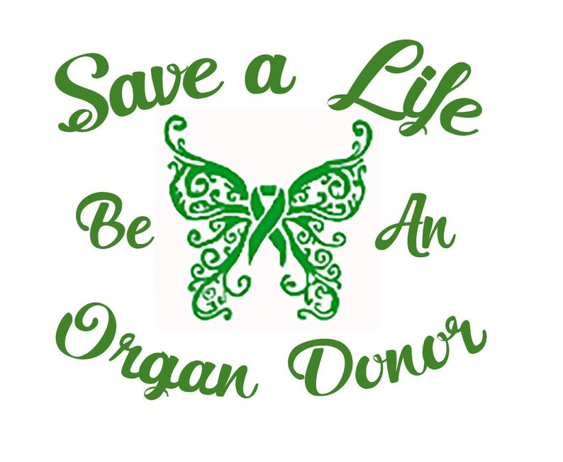 Organ Donation Vinyl Decal, Donate Life, Recycle Yourself - Etsy