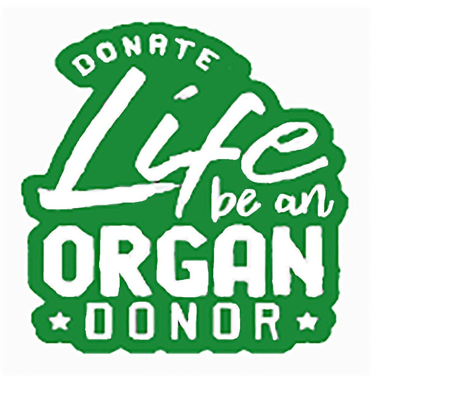 Organ Donation Decaltransplant Decalvinyl Decal Donate - Etsy