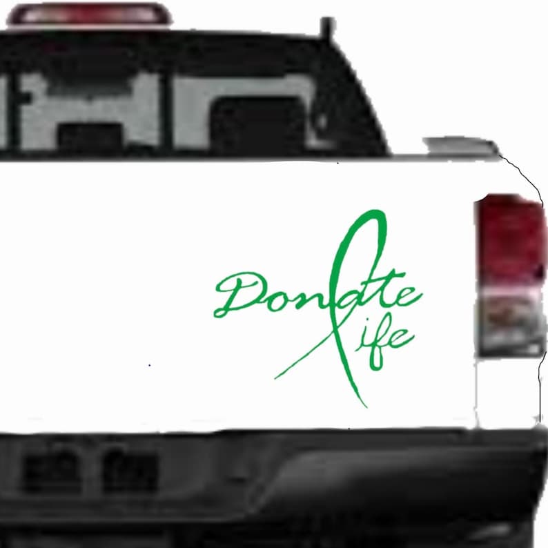 Donate Life Vinyl Decal, Organ Donor Awareness - Etsy