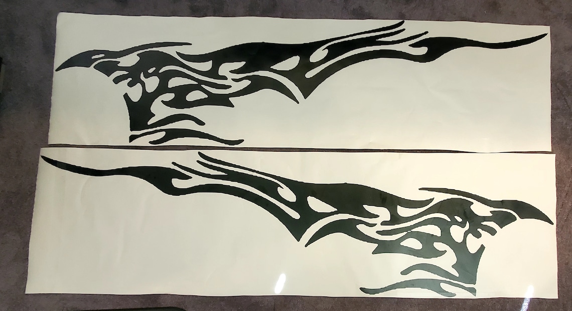 Flames Decal for Car Side, Vehicle Graphics Sticker - Etsy