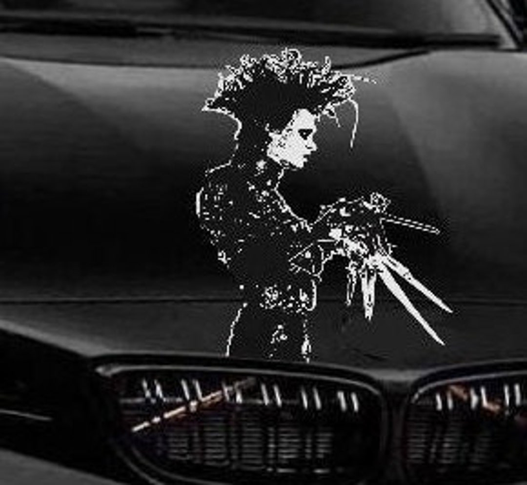 Edward Scissorhands Decal, Edward Scissorhands Sticker, Auto Graphic ...