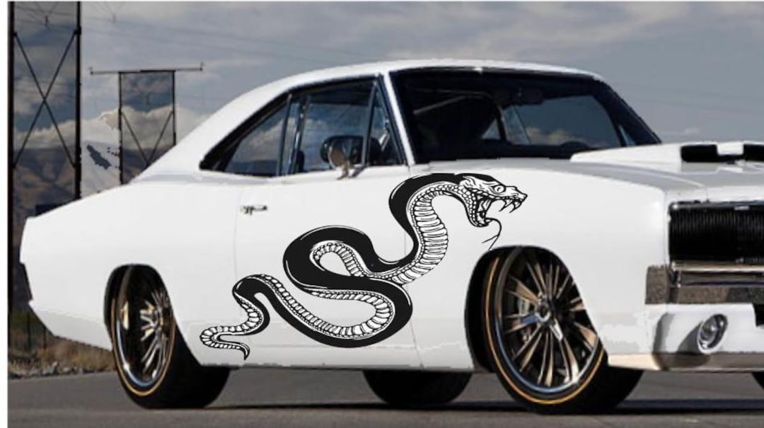 Snake Large Auto Accent Decal | Snake Car Decal | Vinyl Car Truck Wall ...