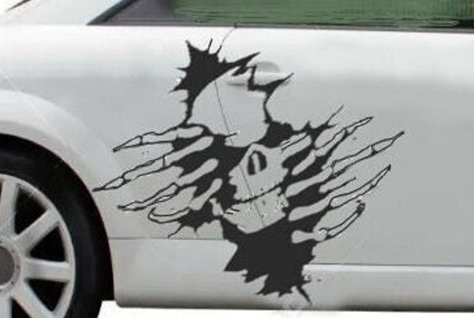 Skull Auto Accent Decal, Skull Car Sticker Skull Car Vinyl - Etsy
