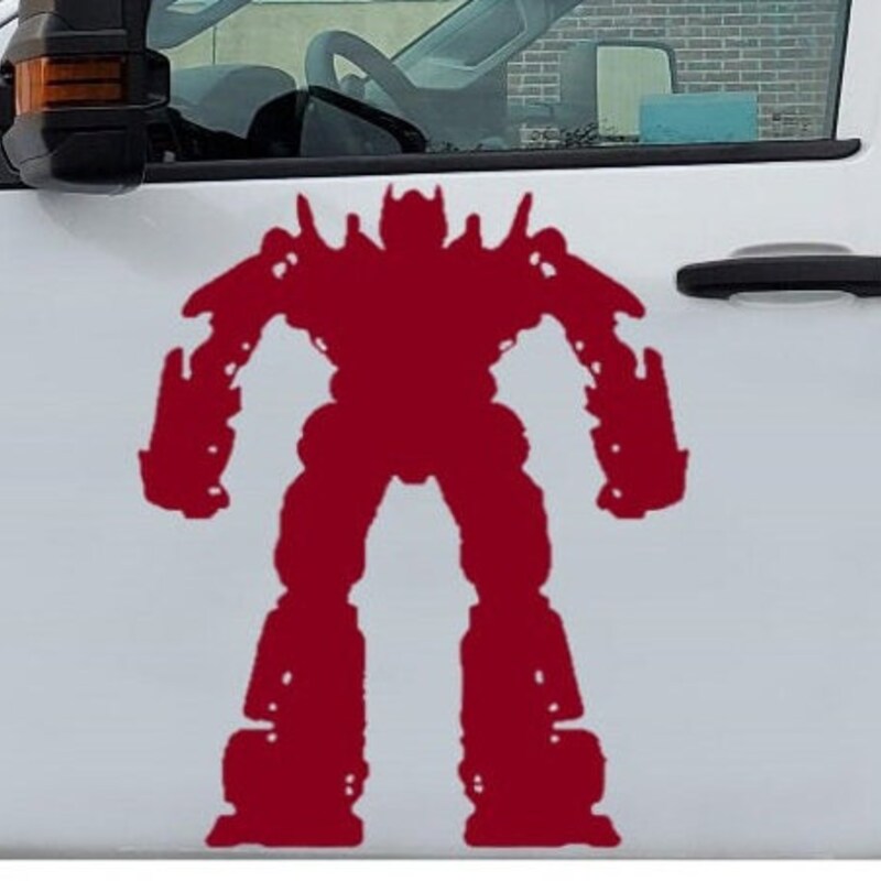 Optimus Prime Decal - Etsy