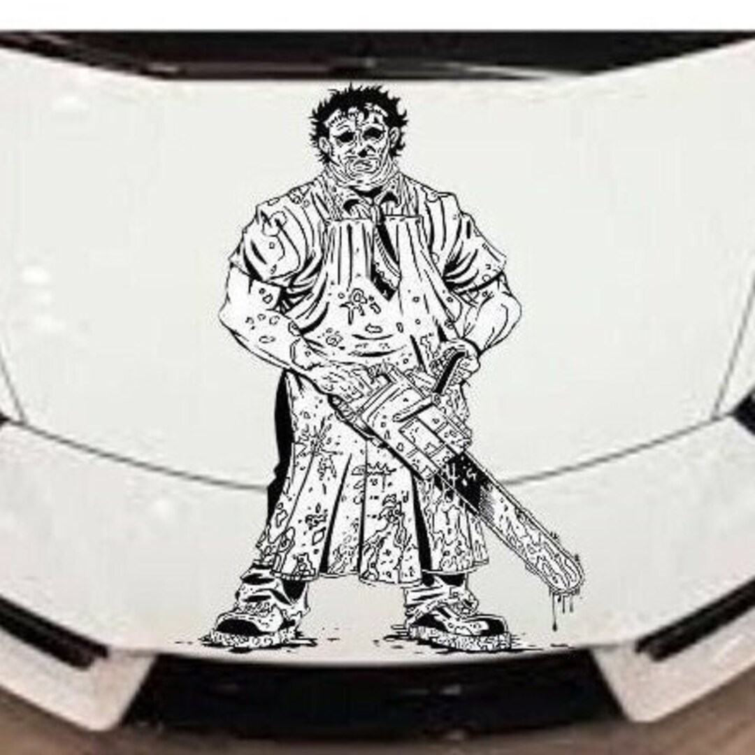 Leatherface Decal, Leatherface Auto Graphic , Leatherface Sticker ...