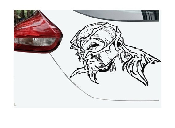 Jeepers Creepers Decal Jeepers Creepers Sticker Scary Decal - Etsy