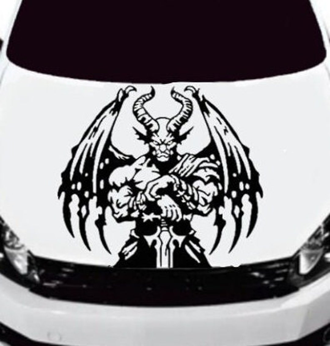 Devil Sticker, Devil Decal, Devid Wall Art, Devil Auto Graphic - Etsy