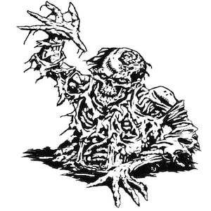 Zombie Large Auto Accent Decal | Skull Car Decal | Vinyl Car Truck ...