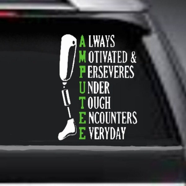 Prosthetic Leg Decals - Etsy