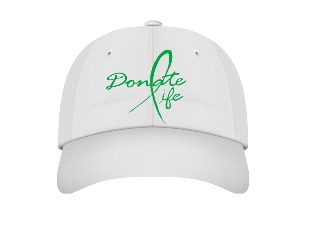 Donate Life Baseball Cap, Organ Donation Awareness - Etsy