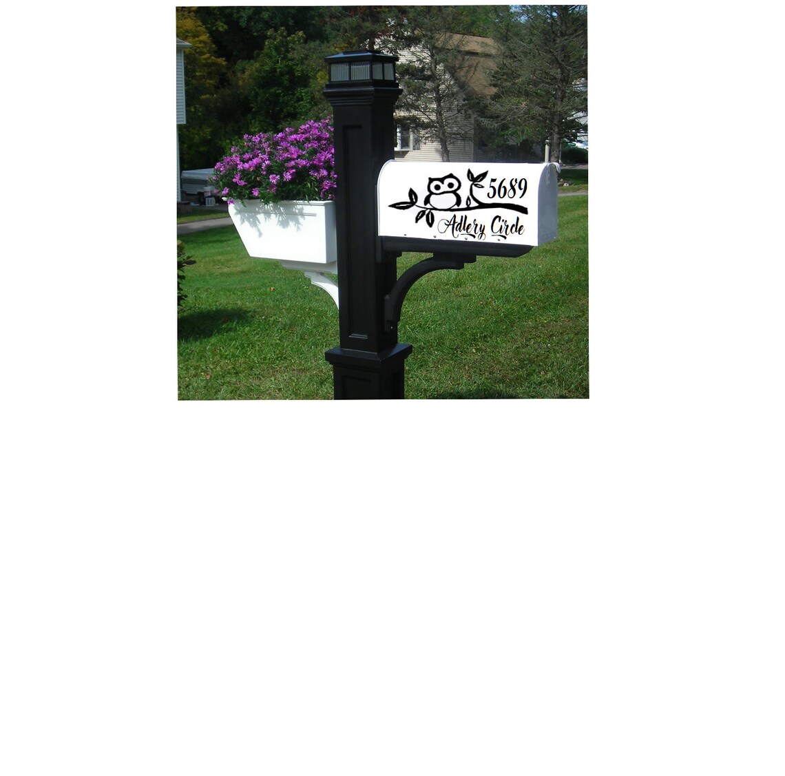 Mailbox Decal Custom Mailbox Decal Address Decal Monogram - Etsy