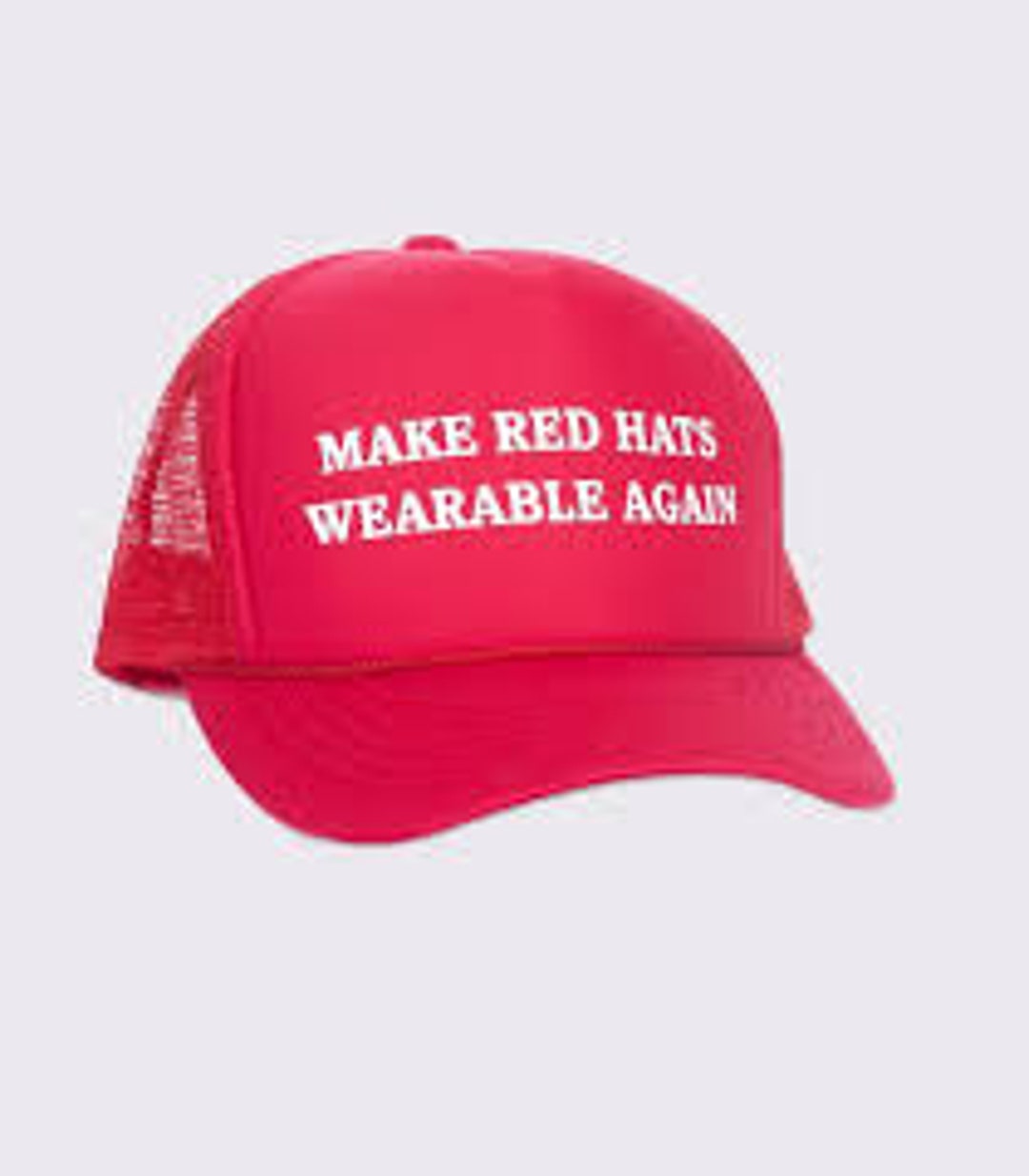 Make Red Hats Wearable Again - Etsy