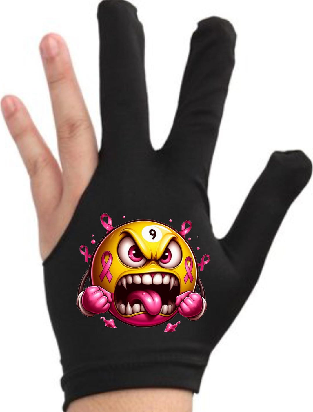 Breast Cancer 9 Ball Billiards/pool Glove - Etsy