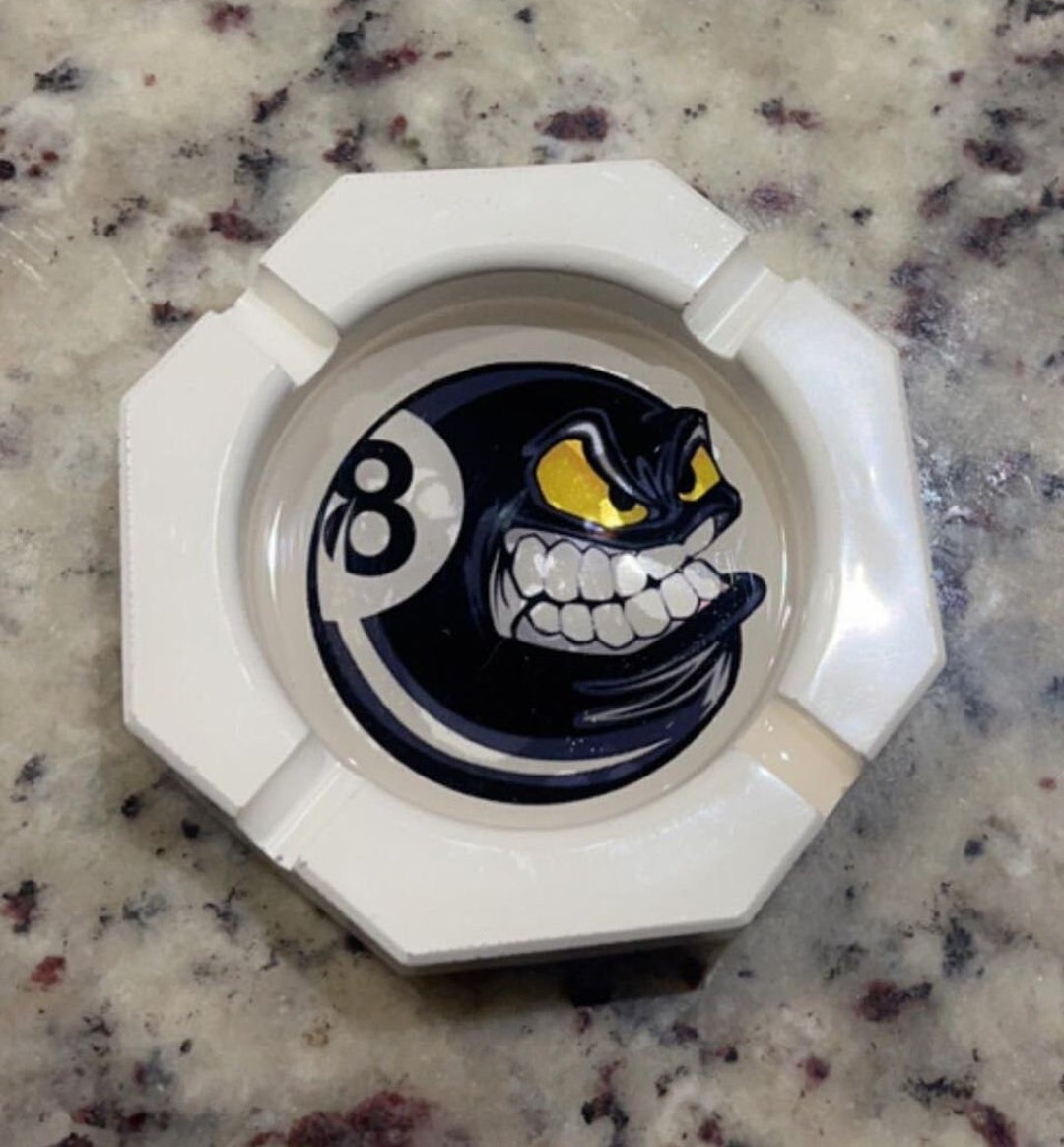 Angry 8 Ball Ashtray - Etsy