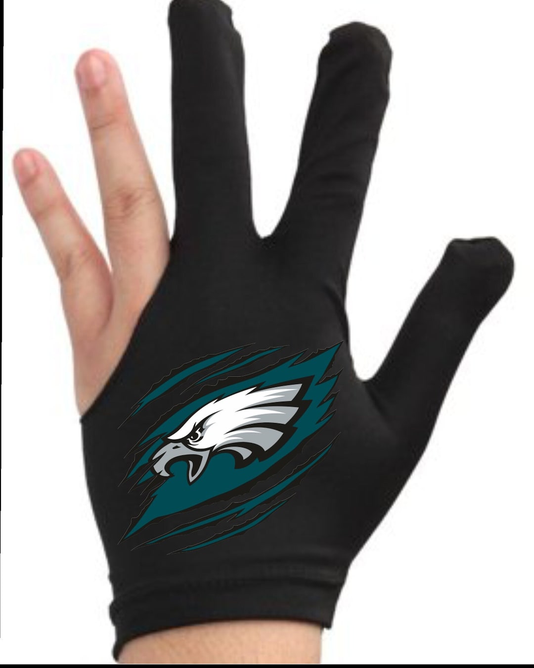 Ripped Philadelphia Billiards Glove - Etsy