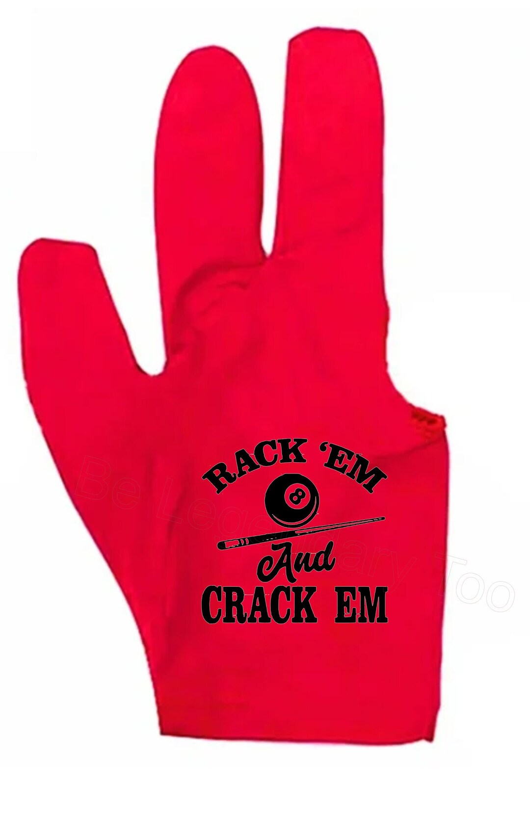 Rack 'em and Crack 'em Billiards Glove - Etsy