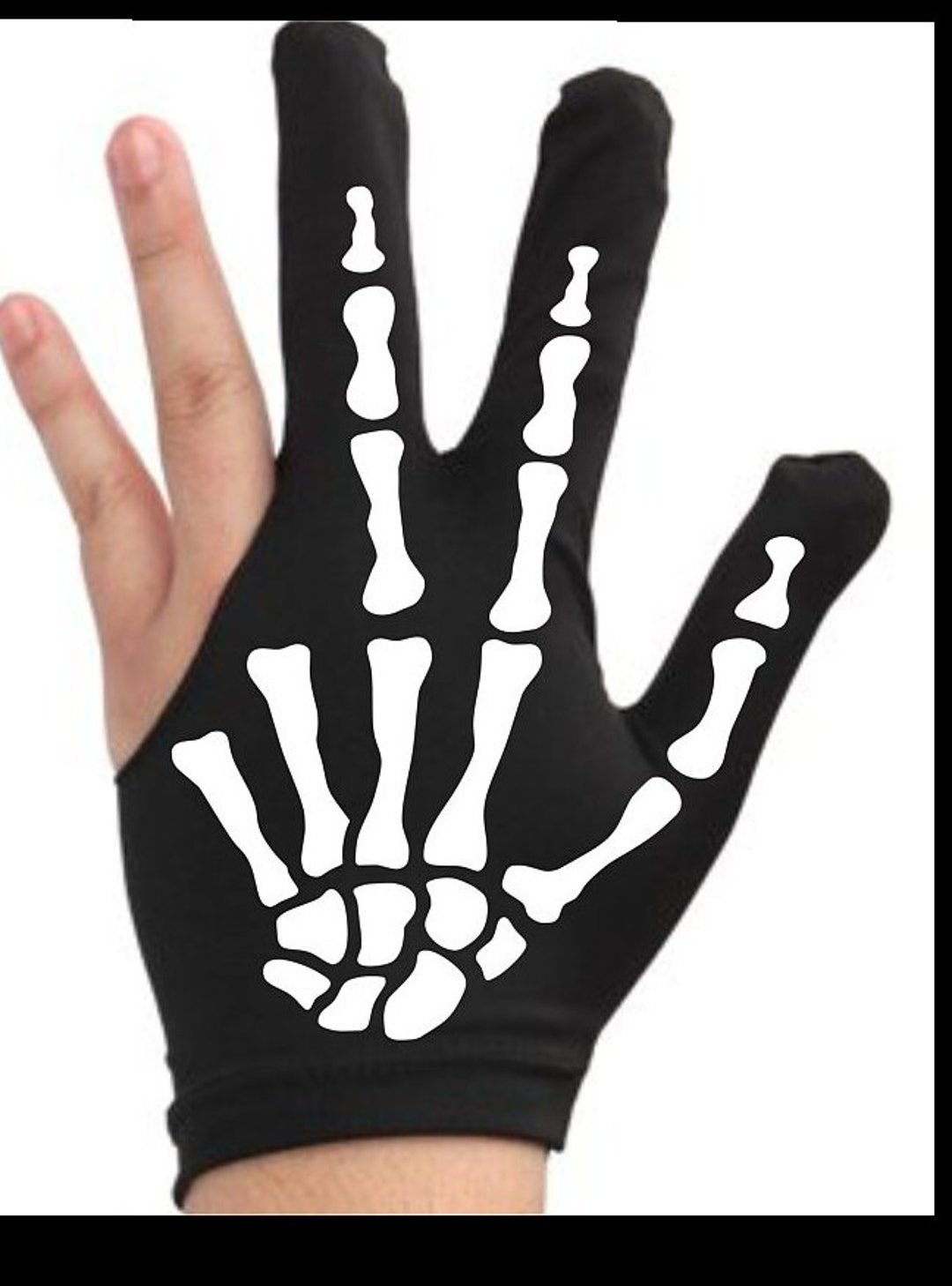 Glow in the Dark Skeleton Billiards/pool Glove - Etsy