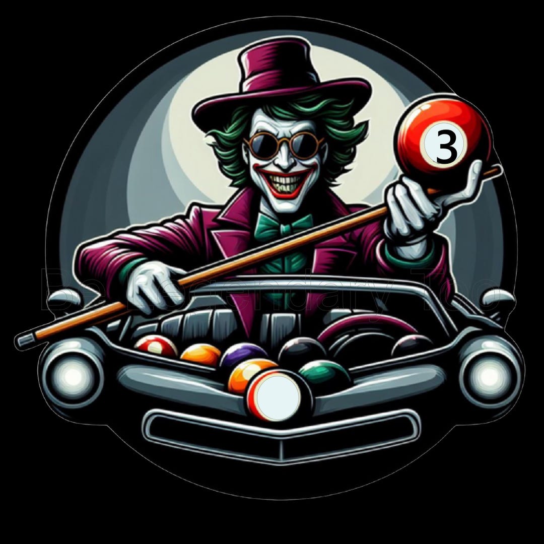 Clown 3 Ball Pool/billiards Png - Etsy