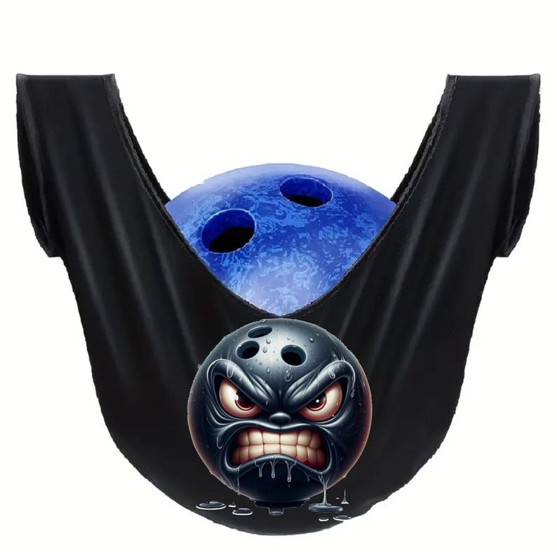 Angry Bowling Ball PNG File - Etsy