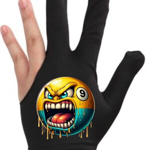 Angry Teal 9 Ball PNG - Etsy