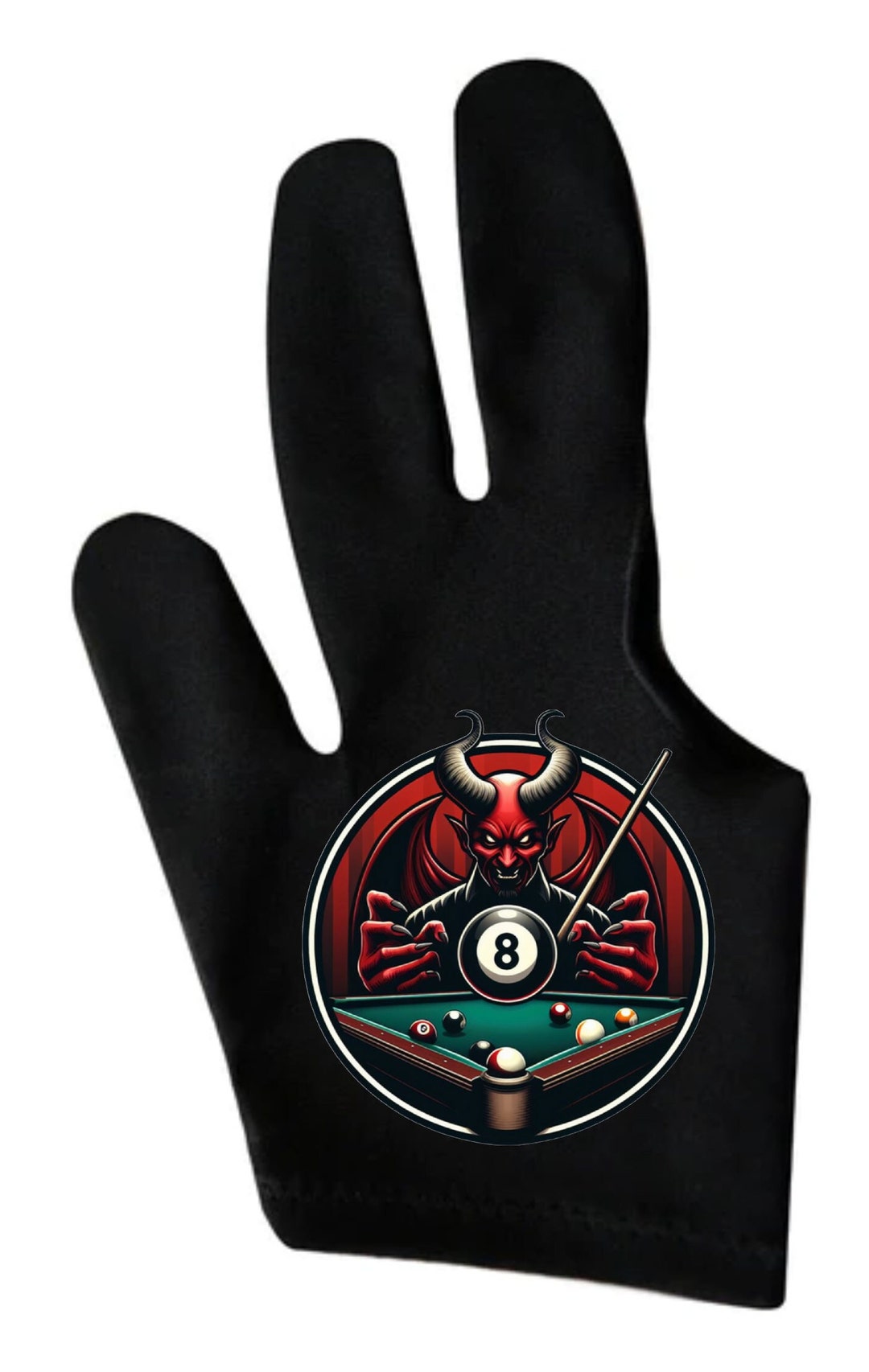 Devil Billiards Glove - Etsy
