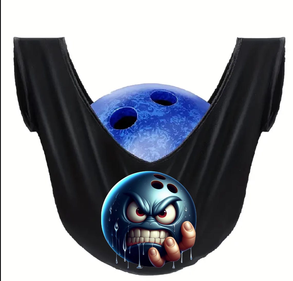 Angry Bowling Ball and Hand PNG File - Etsy