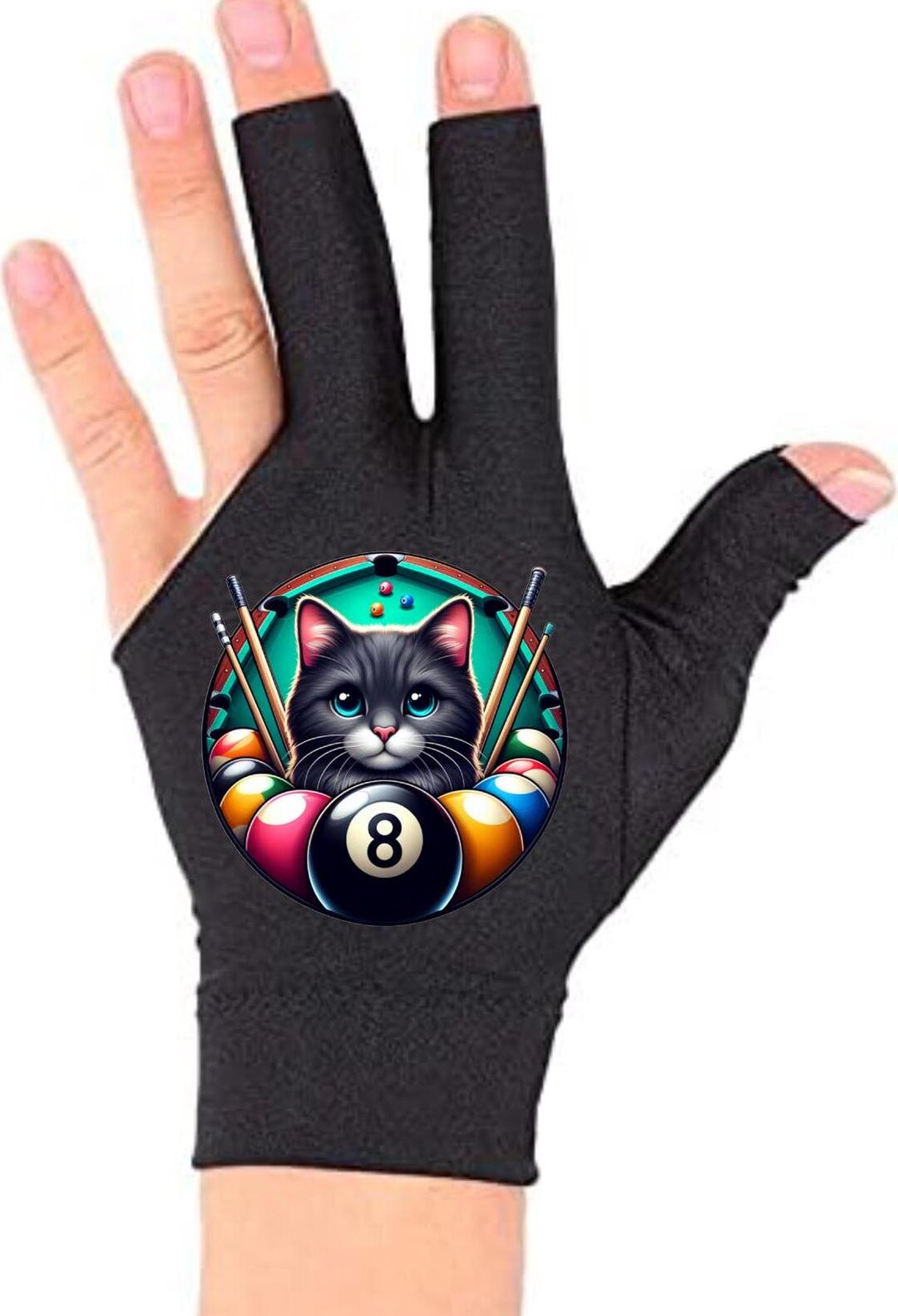 8 Ball Cat PNG - Etsy