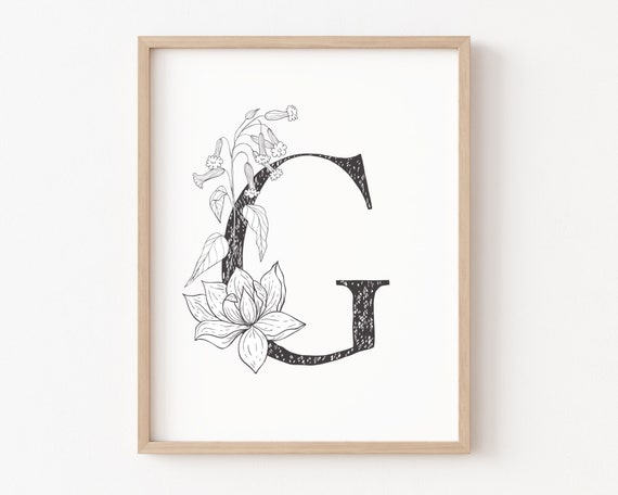 Monogram Letters To Print