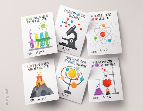 Scientist Valentines Cards