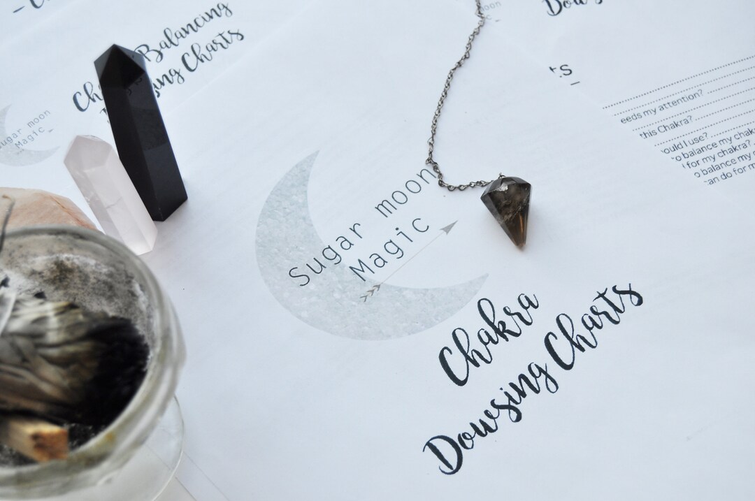 Chakra Dowsing Charts Bundle With 7 Charts and Info Sheets, 11 Pages ...