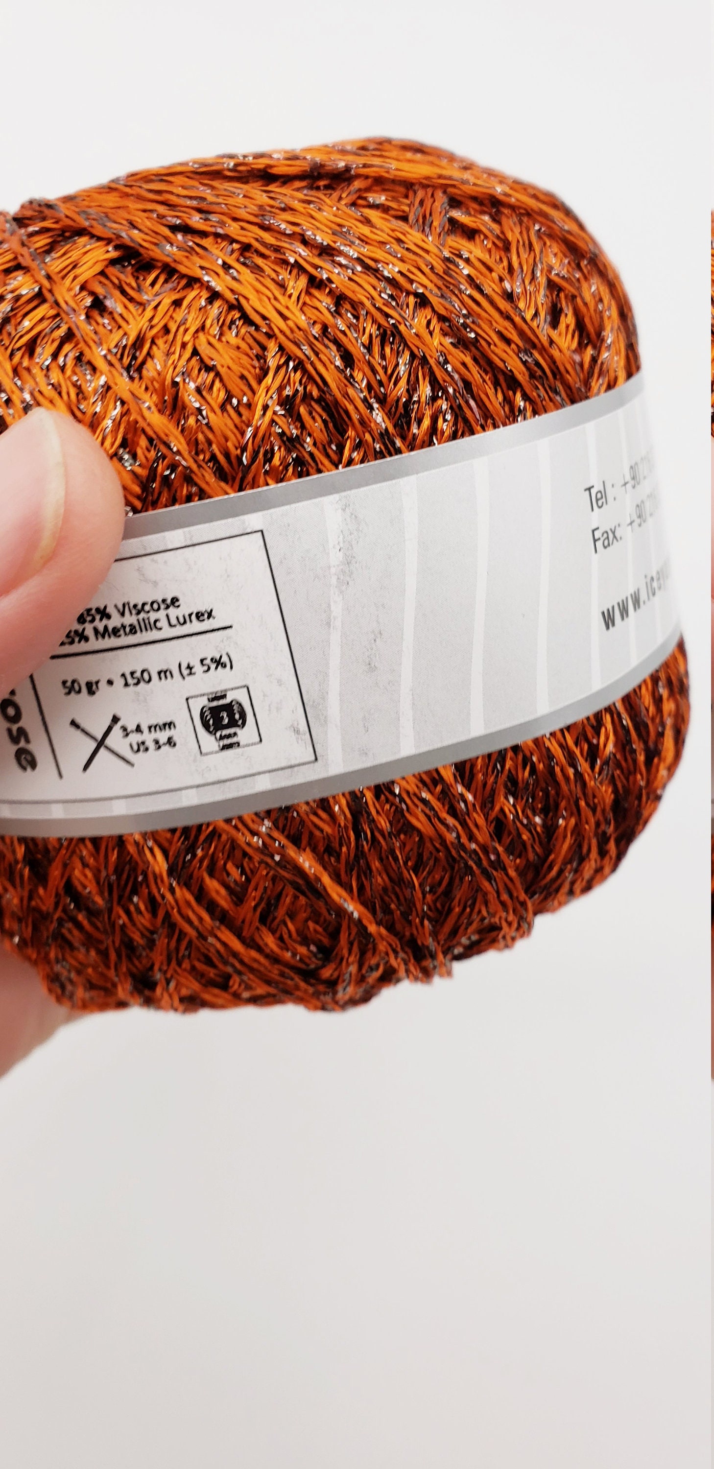 Metallic Lurex Yarn: Shiny Viscose Star Craft Supply - Etsy