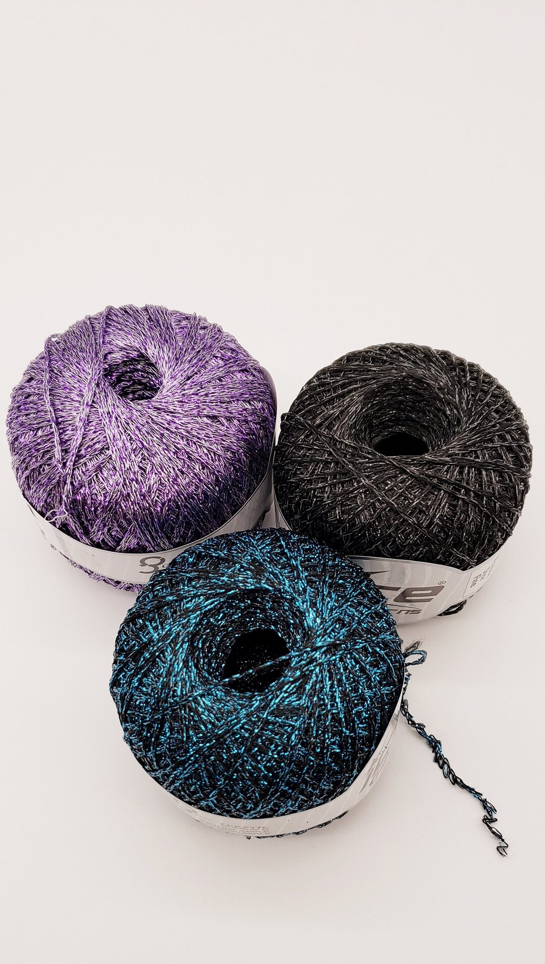 Metallic Shiny Yarn. Viscose Star Fine. Viscose Metallic Lurex Yarn ...