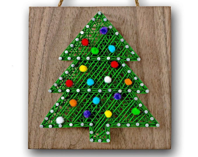 5 X 5 Elf Boot String Art Kit DIY Adult Teen Christmas Holiday Craft ...