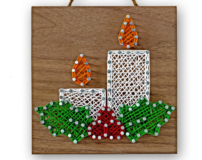 5 X 5 4 Leaf Clover String Art Kit DIY Adult | Etsy