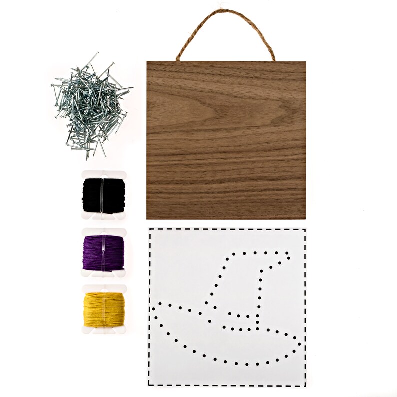 Witch Hat String Art Kit: DIY Halloween Craft Project - Etsy